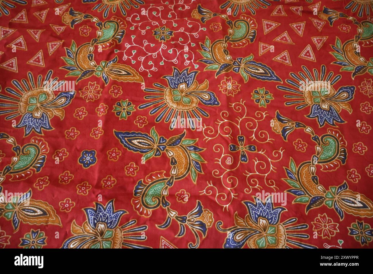 batik from java indonesia have the best pattern Stock Photo - Alamy