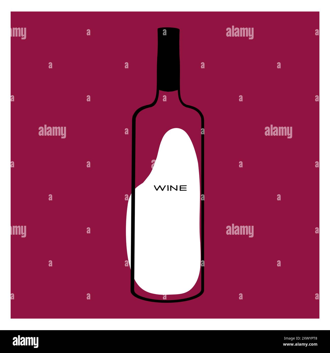 Bold red wine Stock Vector Images - Alamy