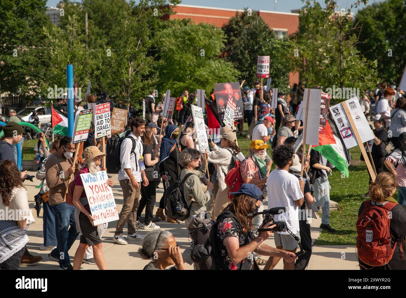 Democratic National Convention Day 1 Chicago. Opening ceremony for DNC ...
