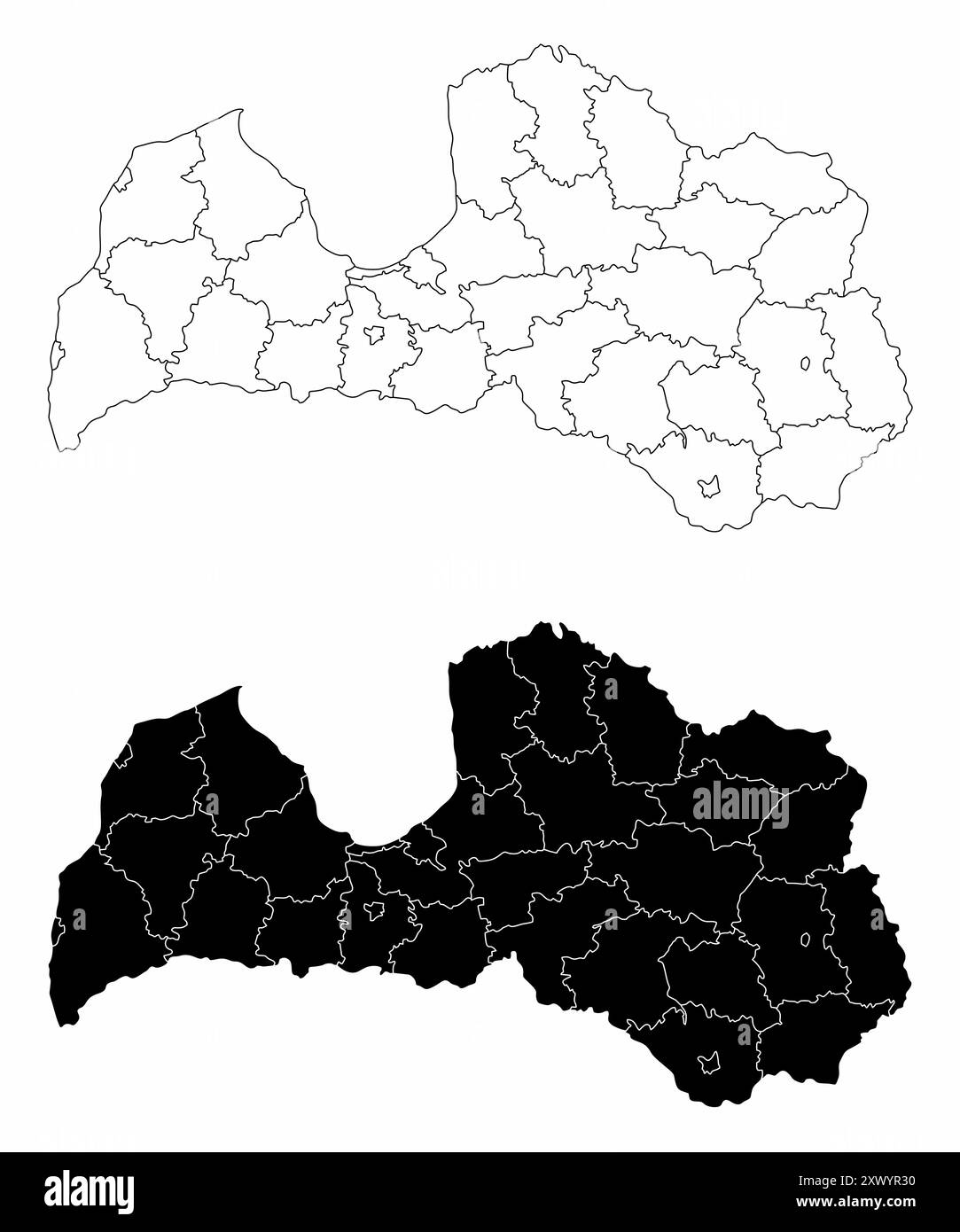 Maps of latvia hi-res stock photography and images - Alamy