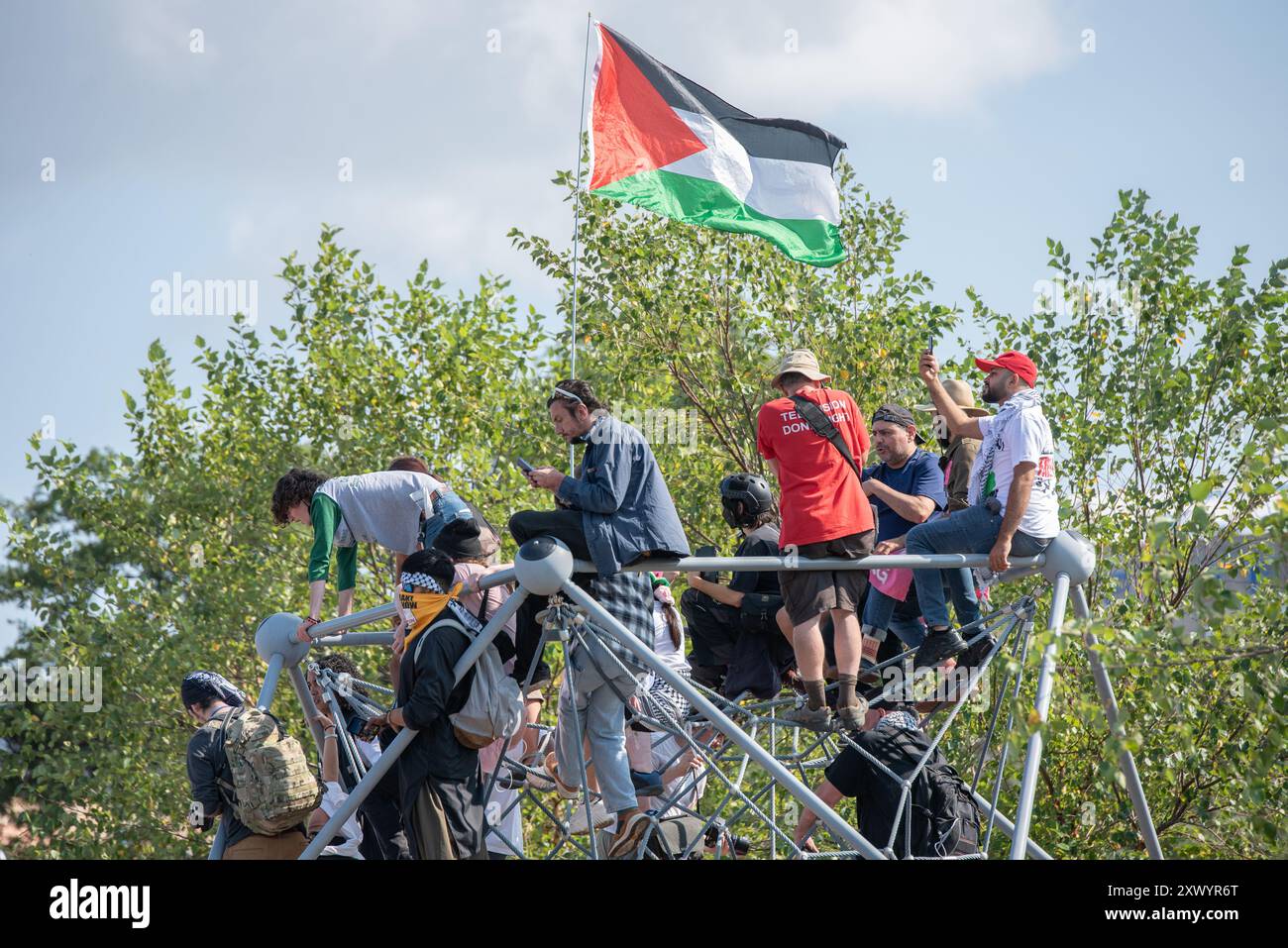Democratic National Convention Day 1 Chicago. Opening ceremony for DNC ...
