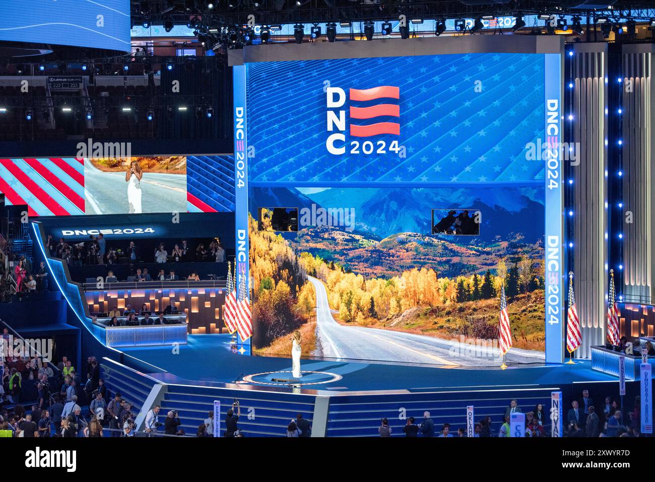 Democratic National Convention Day 1 Chicago. Opening ceremony for DNC ...