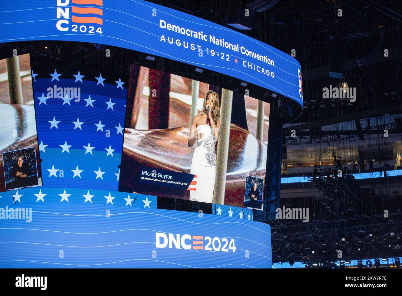 Democratic National Convention Day 1 Chicago. Opening ceremony for DNC ...