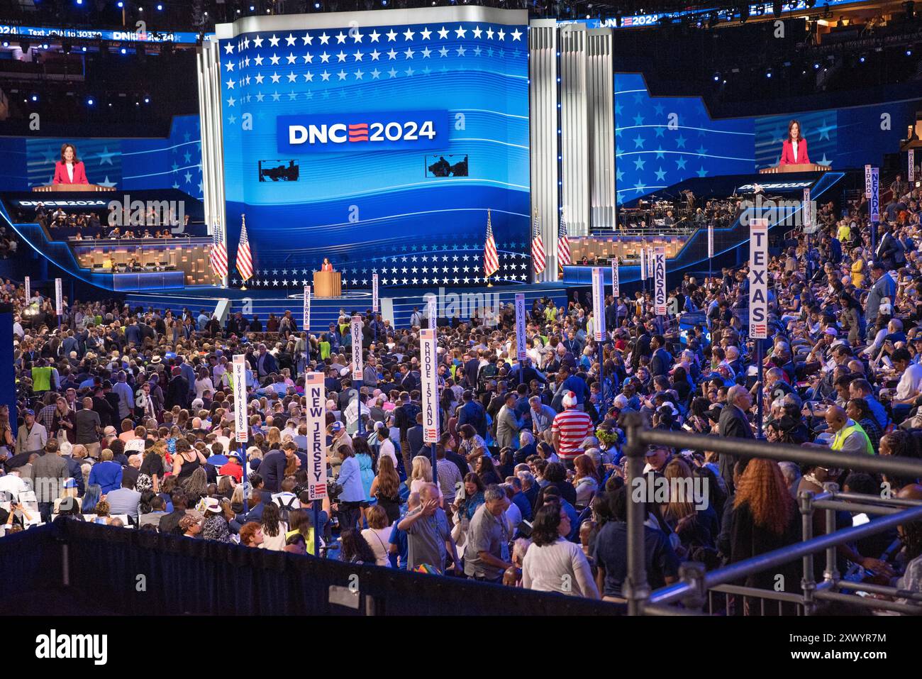 Democratic National Convention Day 1 Chicago. Opening ceremony for DNC ...