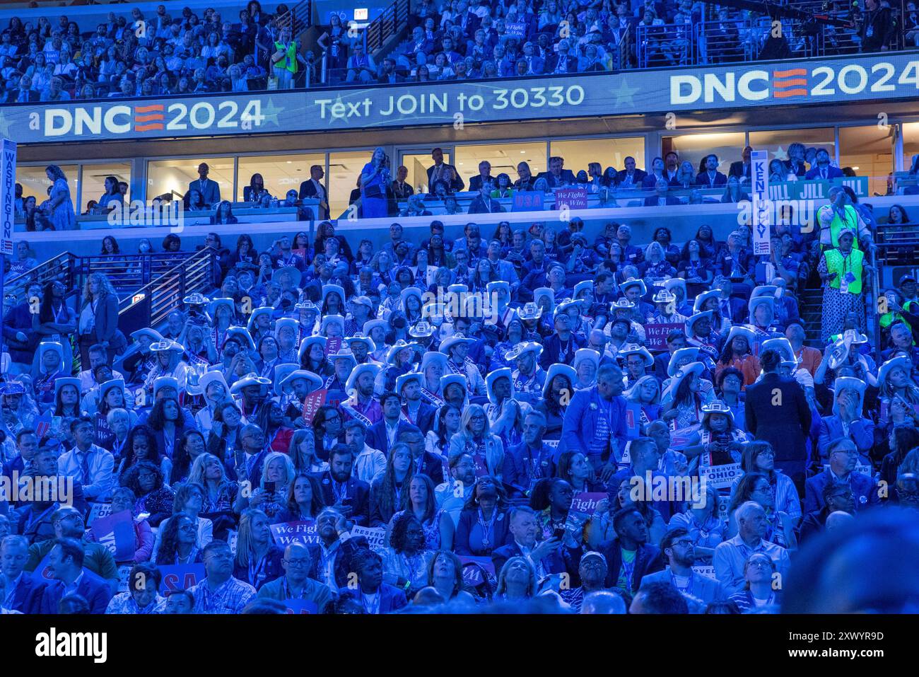 Democratic National Convention Day 1 Chicago. Opening ceremony for DNC ...