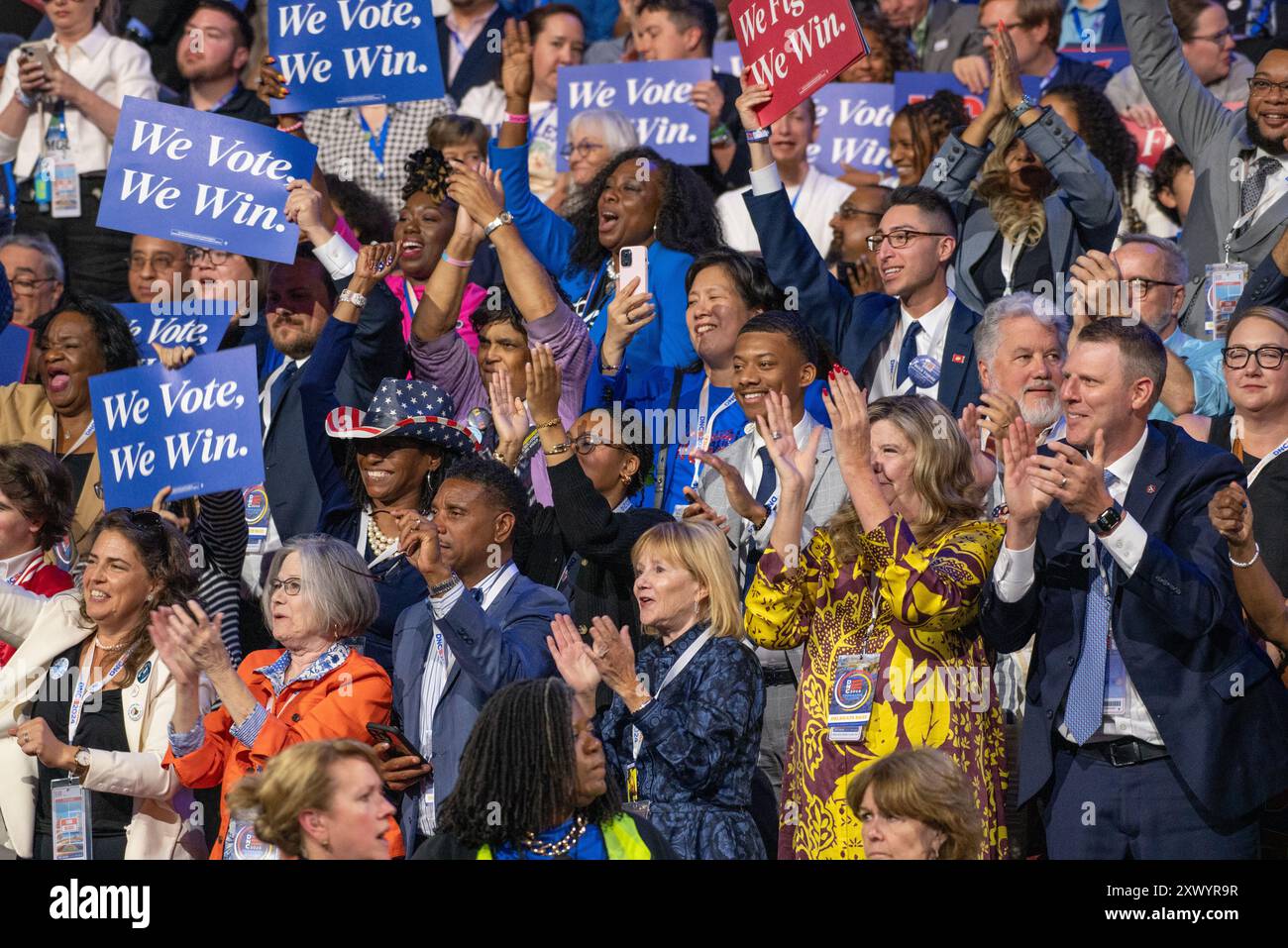 Democratic National Convention Day 1 Chicago. Opening ceremony for DNC ...