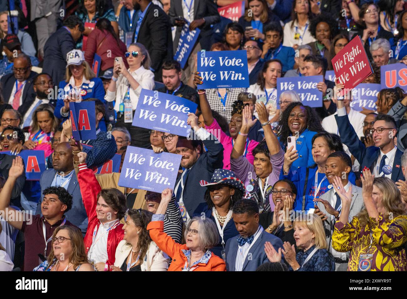Democratic National Convention Day 1 Chicago. Opening ceremony for DNC ...