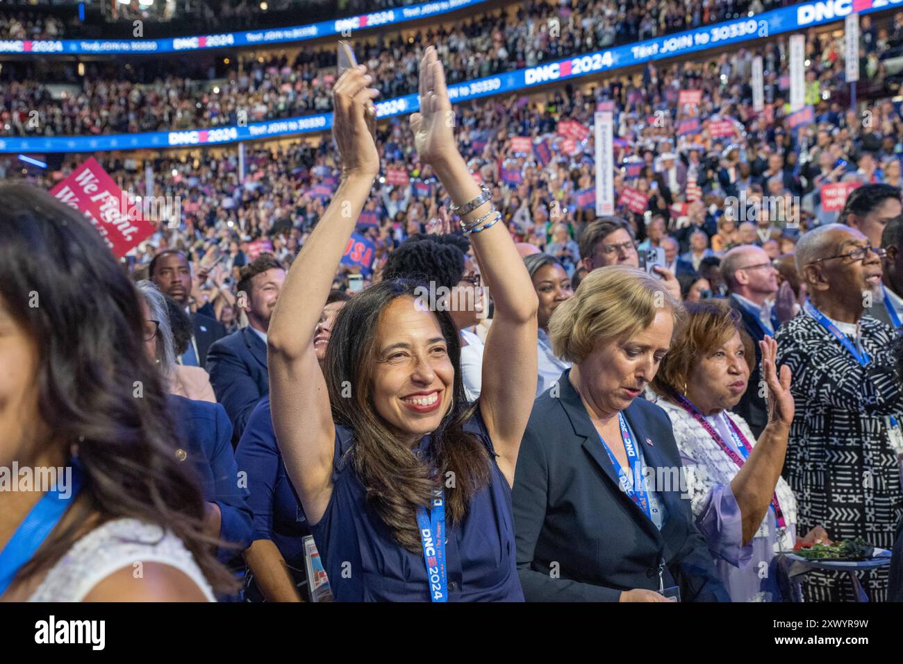 Democratic National Convention Day 1 Chicago. Opening ceremony for DNC ...