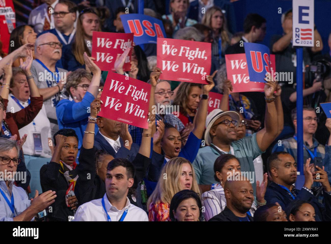 Democratic National Convention Day 1 Chicago. Opening ceremony for DNC ...
