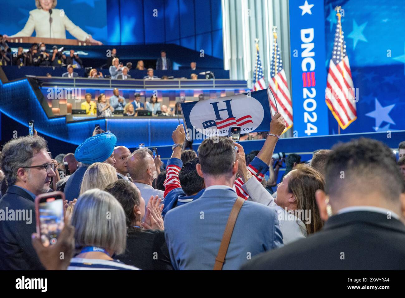 Democratic National Convention Day 1 Chicago. Opening ceremony for DNC ...