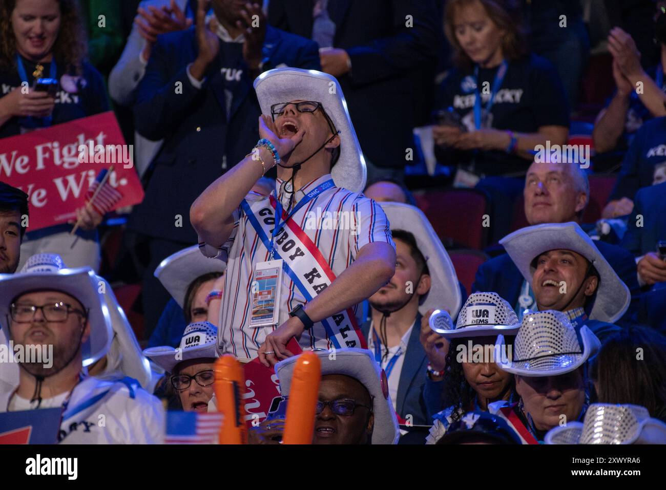Democratic National Convention Day 1 Chicago. Opening ceremony for DNC ...