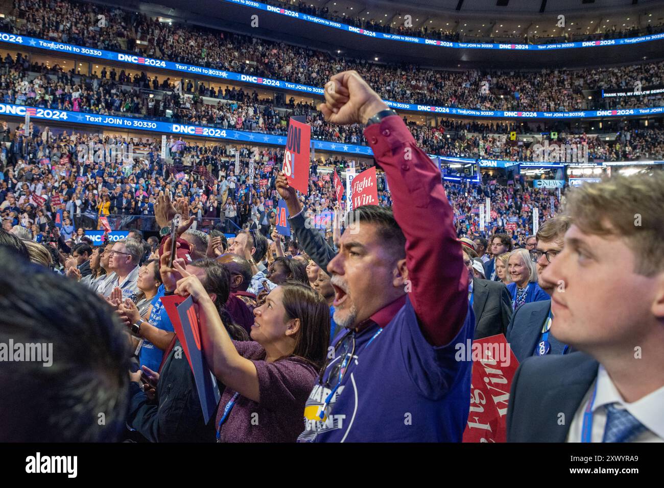 Democratic National Convention Day 1 Chicago. Opening ceremony for DNC ...