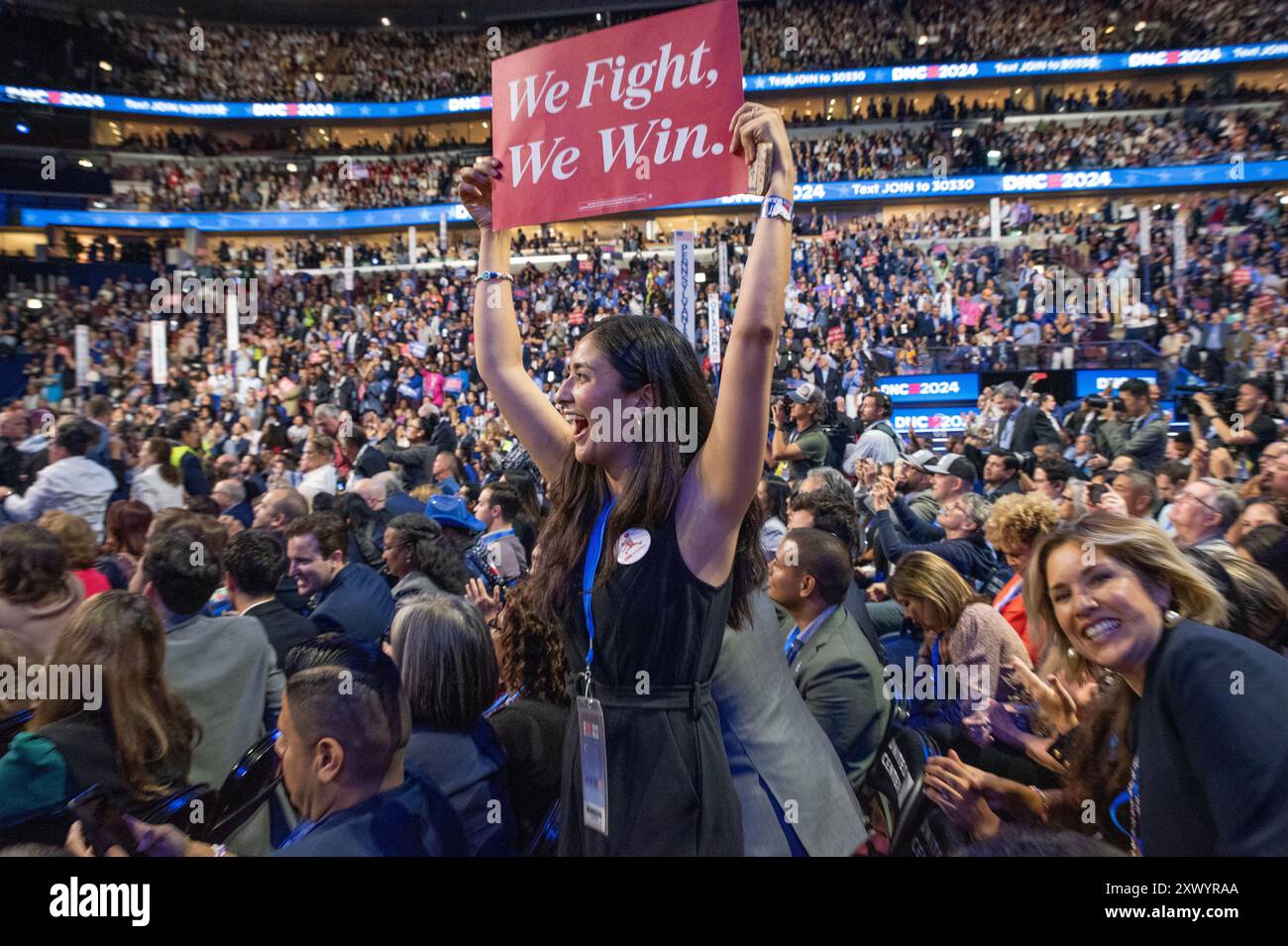 Democratic National Convention Day 1 Chicago. Opening ceremony for DNC ...