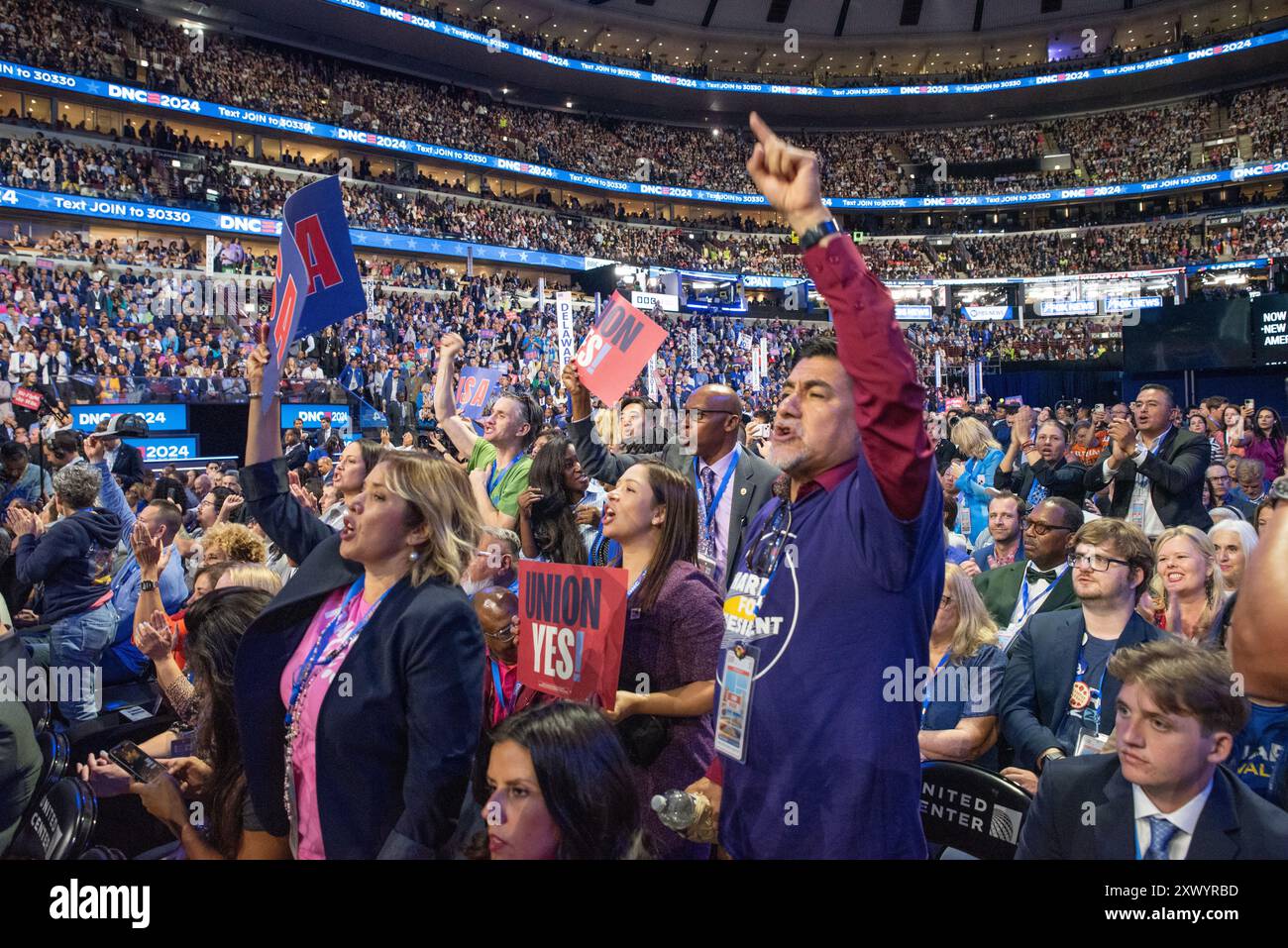 Democratic National Convention Day 1 Chicago. Opening ceremony for DNC ...