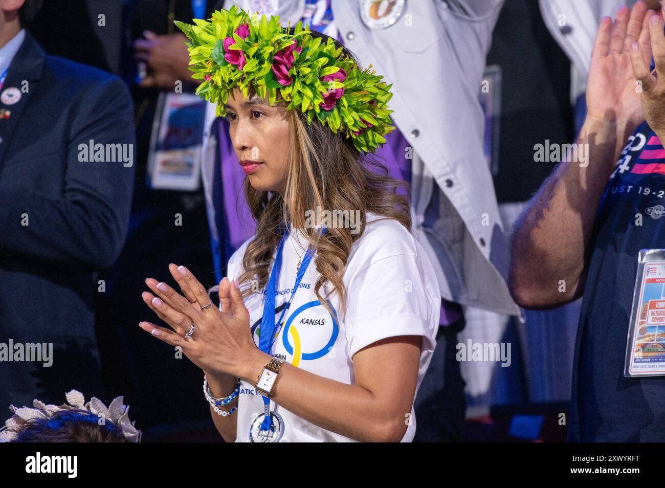 Democratic National Convention Day 1 Chicago. Opening ceremony for DNC ...