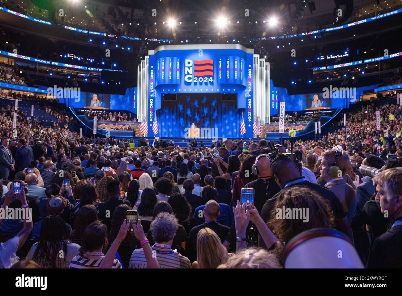 Democratic National Convention Day 1 Chicago. Opening ceremony for DNC ...