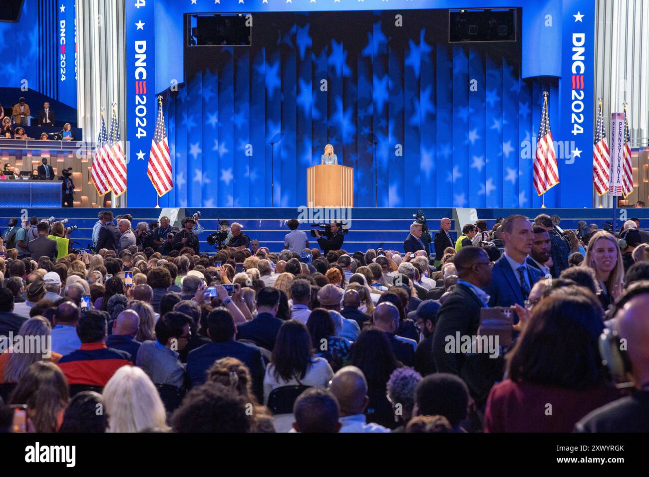 Democratic National Convention Day 1 Chicago. Opening ceremony for DNC ...