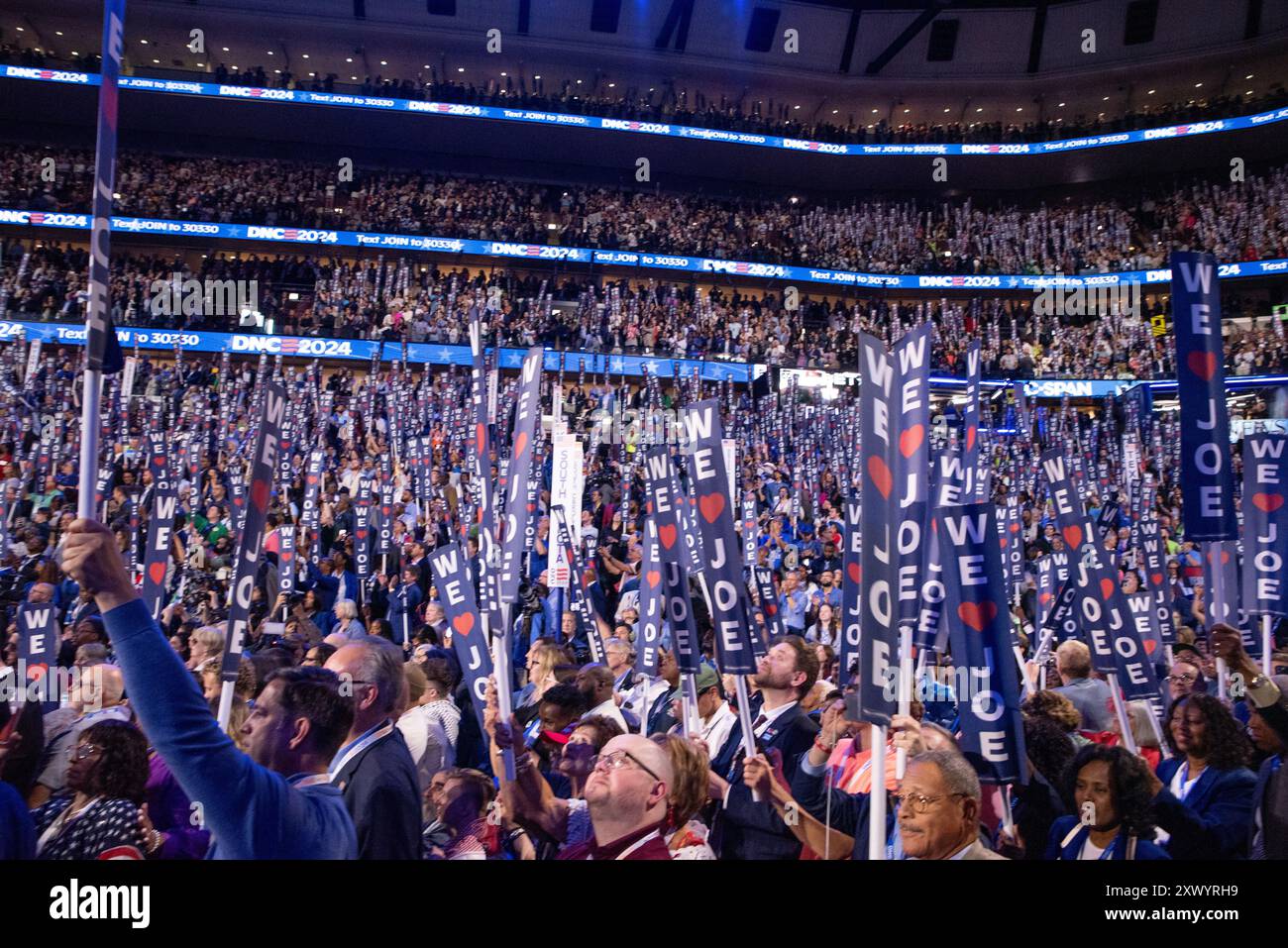 Democratic National Convention Day 1 Chicago. Opening ceremony for DNC ...