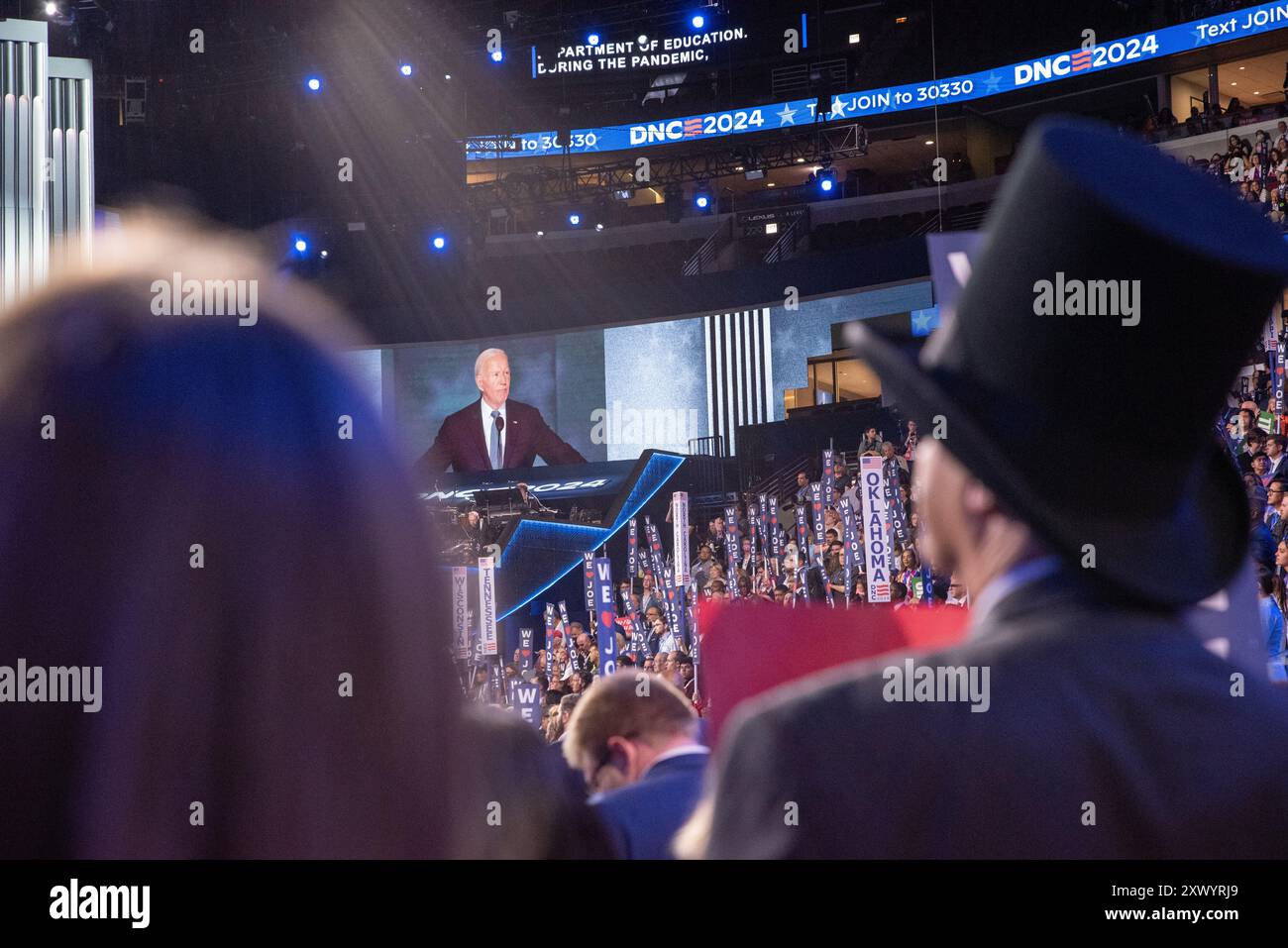 Democratic National Convention Day 1 Chicago. Opening ceremony for DNC ...
