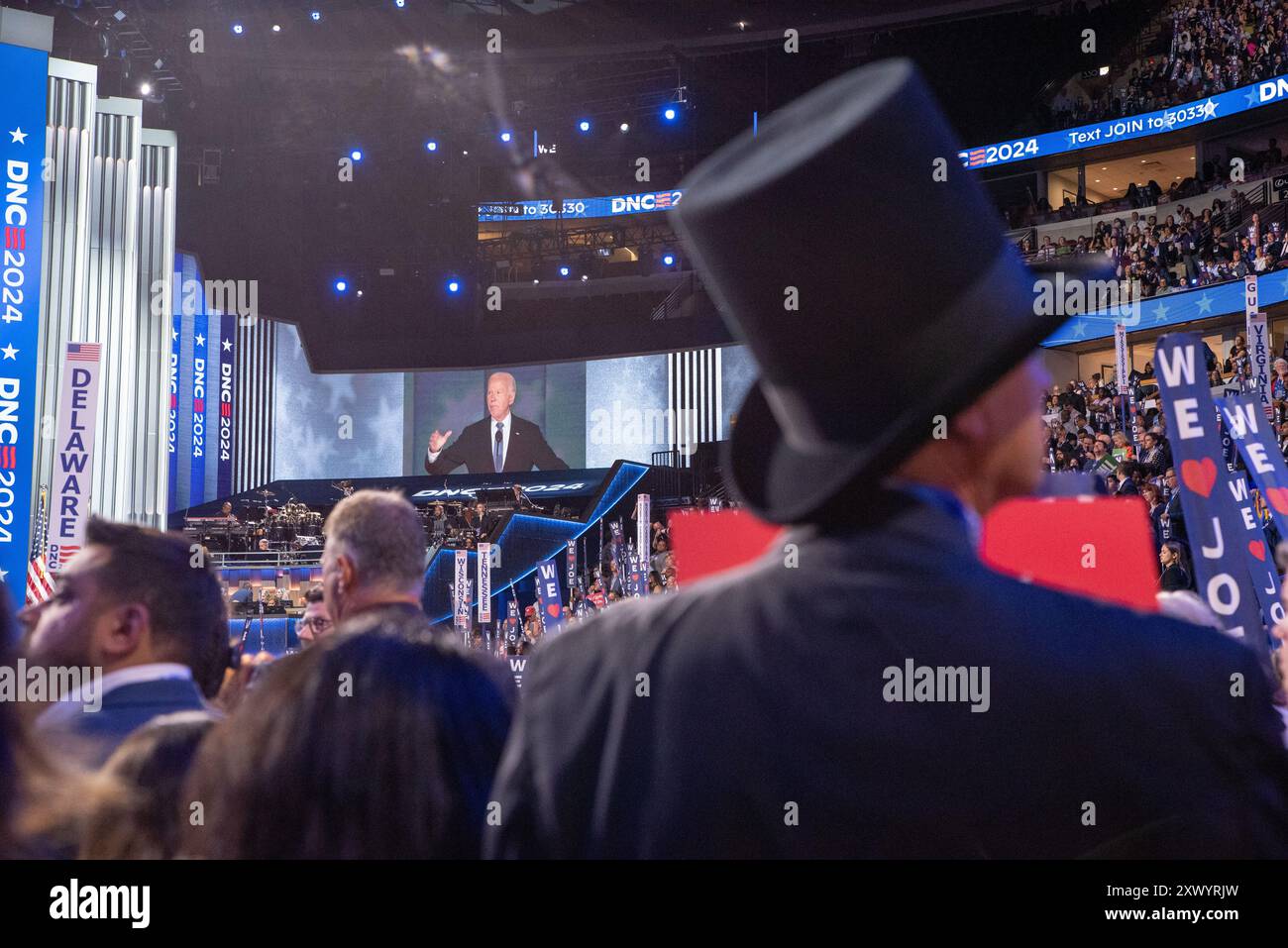 Democratic National Convention Day 1 Chicago. Opening ceremony for DNC ...
