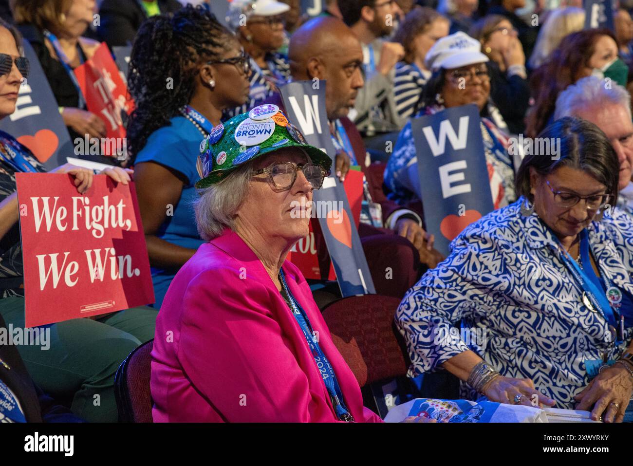 Democratic National Convention Day 1 Chicago. Opening ceremony for DNC ...