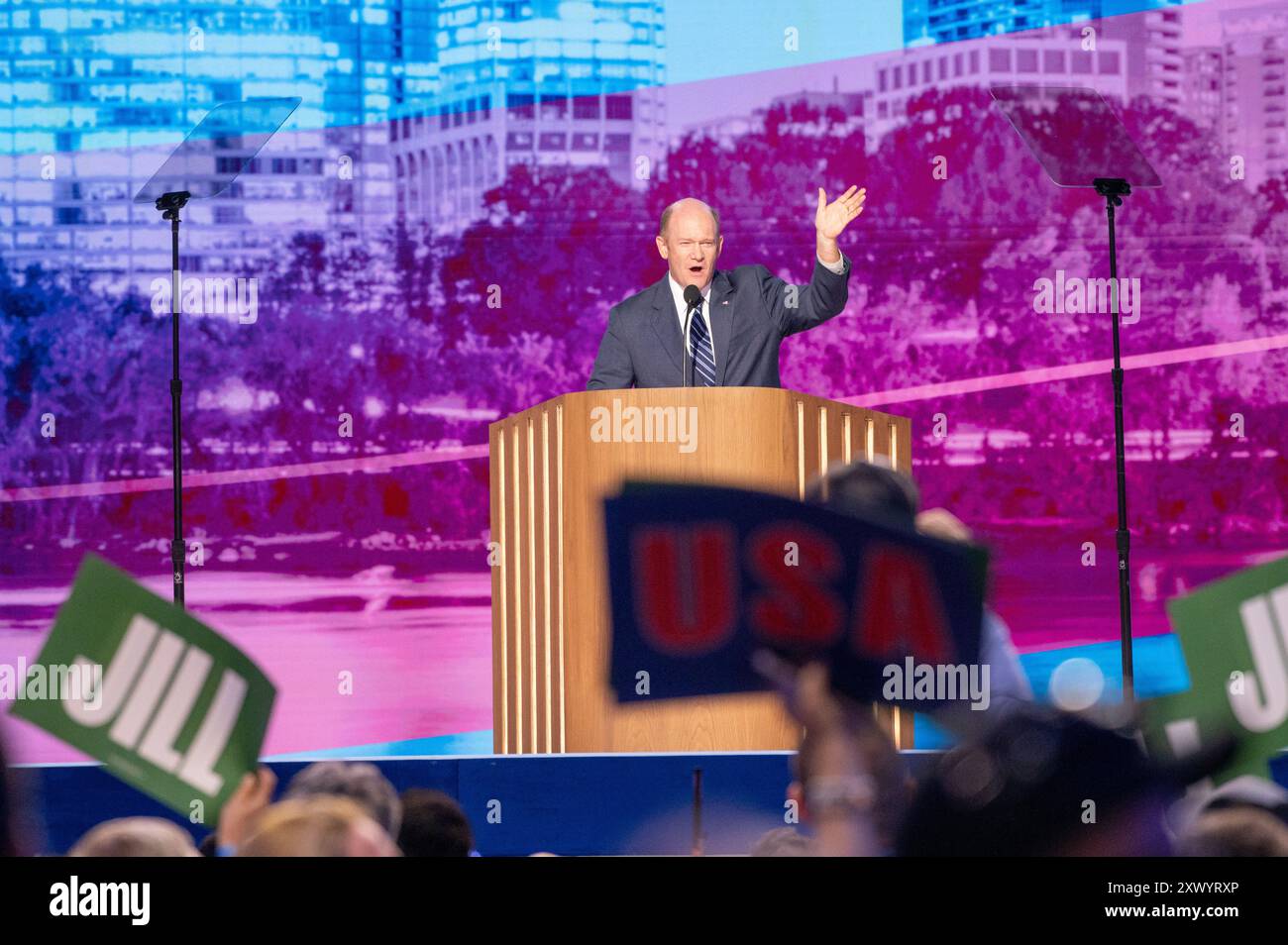 Democratic National Convention Day 1 Chicago. Opening ceremony for DNC ...