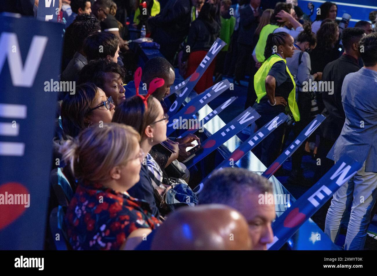 Democratic National Convention Day 1 Chicago. Opening ceremony for DNC ...