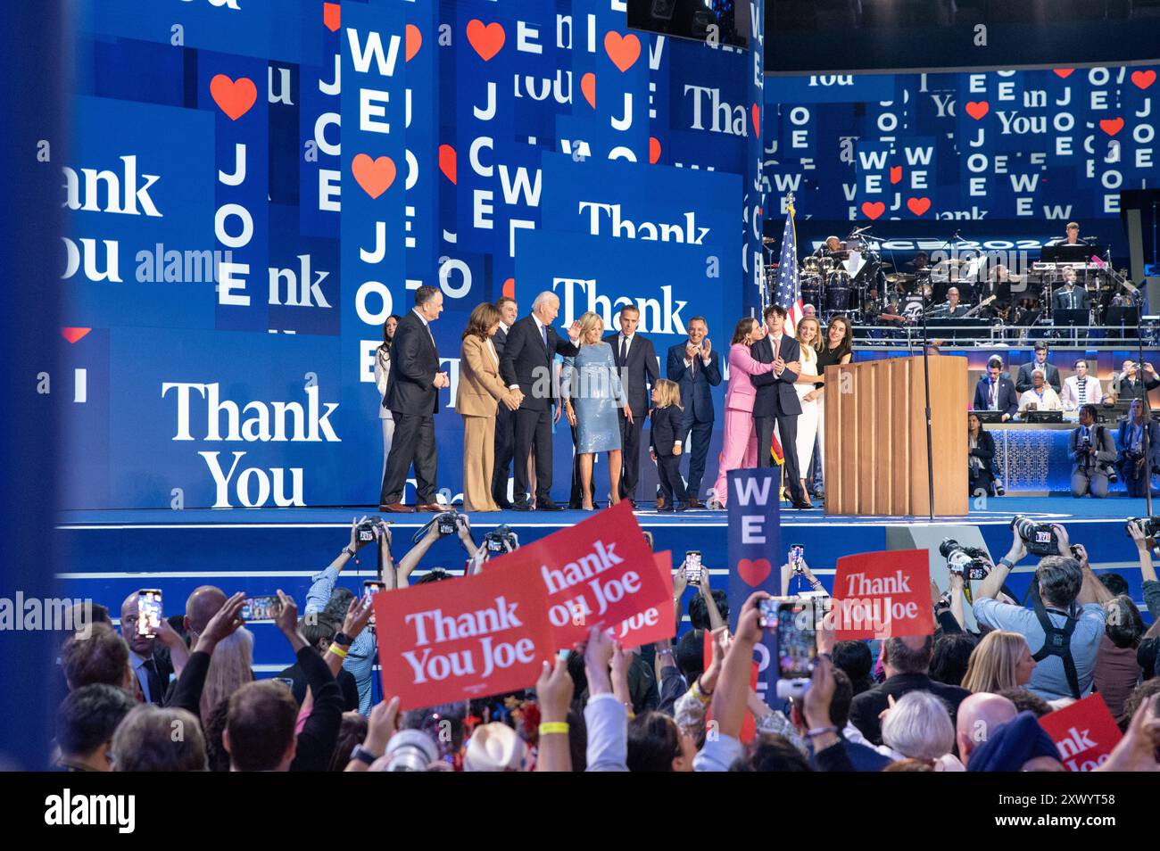 Democratic National Convention Day 1 Chicago. Opening ceremony for DNC ...
