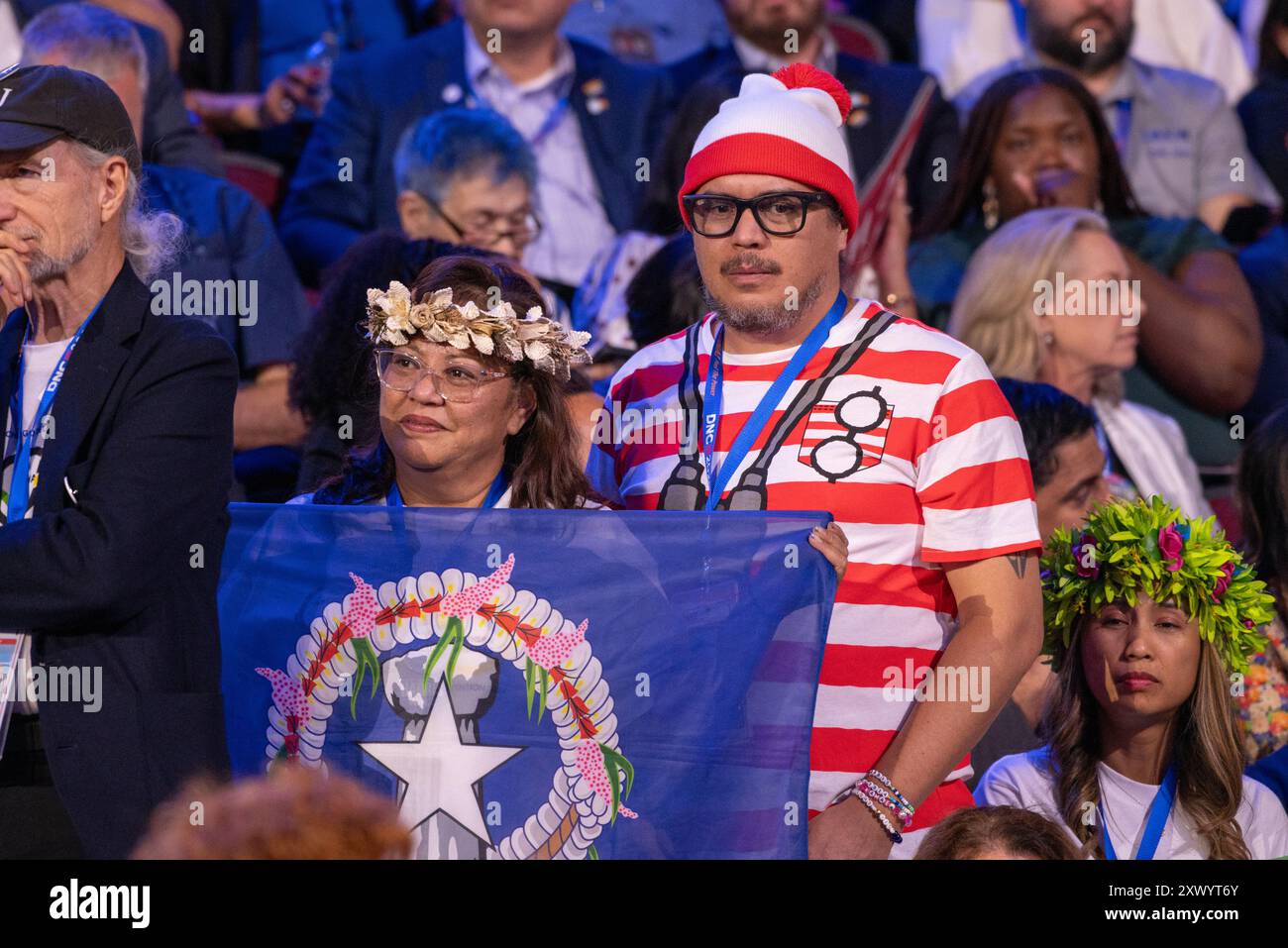 Democratic National Convention Day 1 Chicago. Opening ceremony for DNC ...