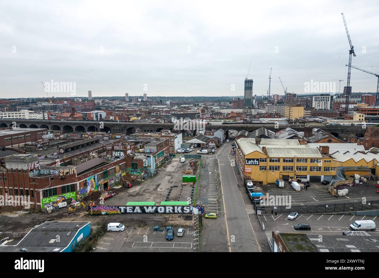 Canal Street, Digbeth, Birmingham, 11th January 2024 - Construction ...