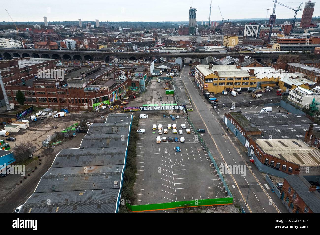Canal Street, Digbeth, Birmingham, 11th January 2024 - Construction ...
