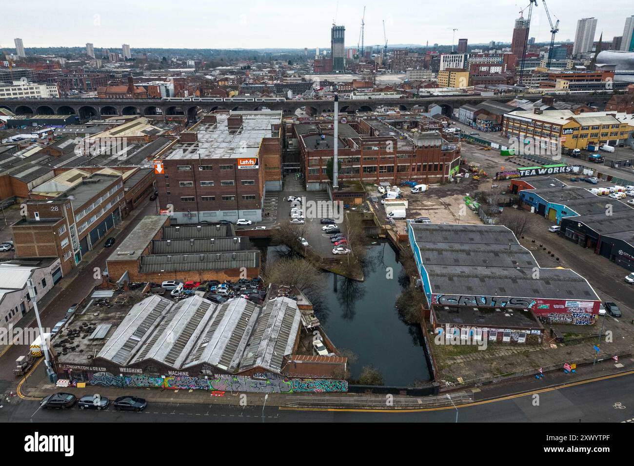 Canal Street, Digbeth, Birmingham, 11th January 2024 - Construction ...