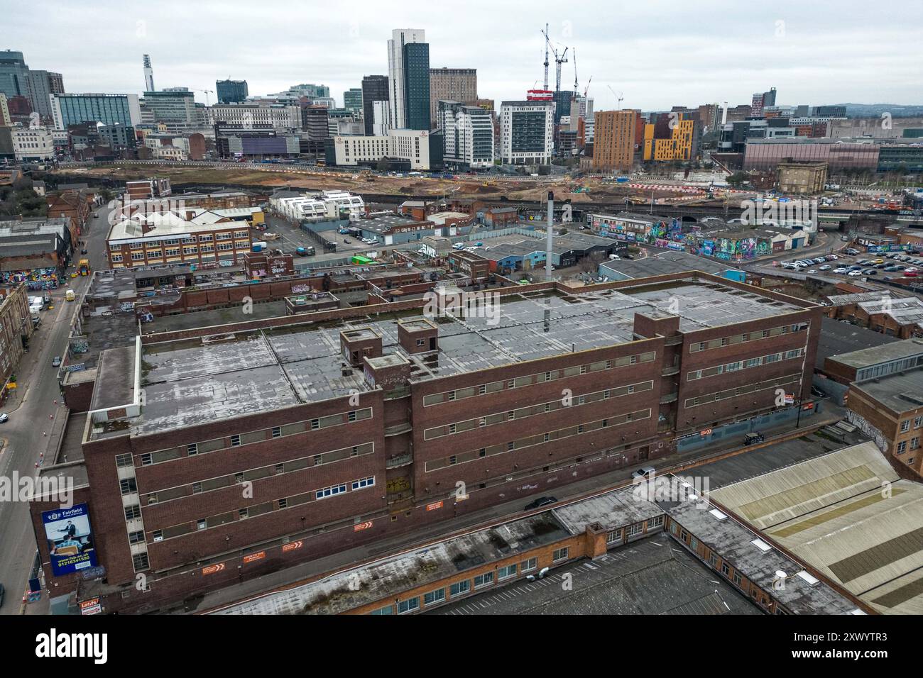 Canal Street, Digbeth, Birmingham, 11th January 2024 - Construction ...