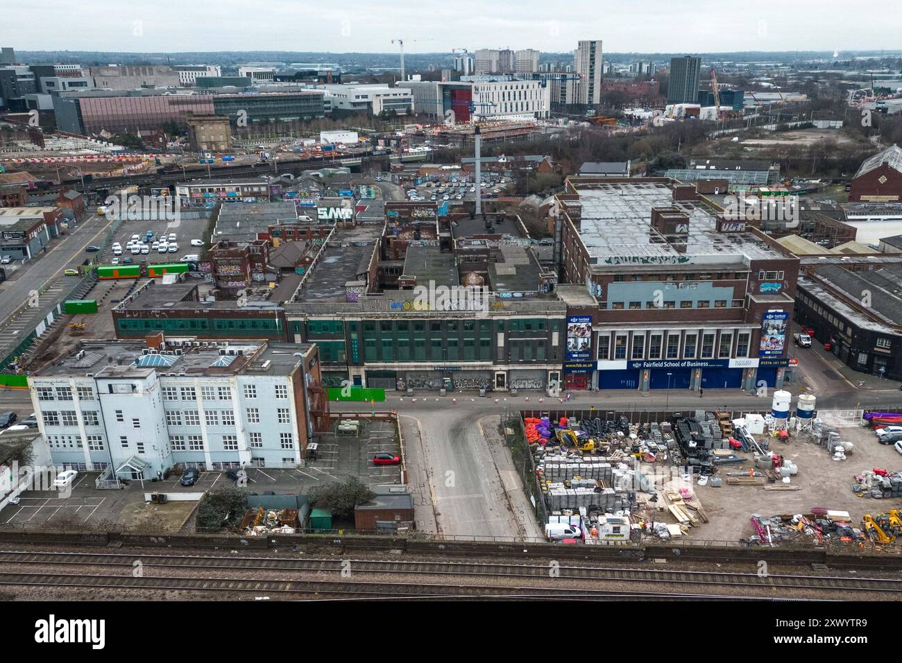 Canal Street, Digbeth, Birmingham, 11th January 2024 - Construction ...
