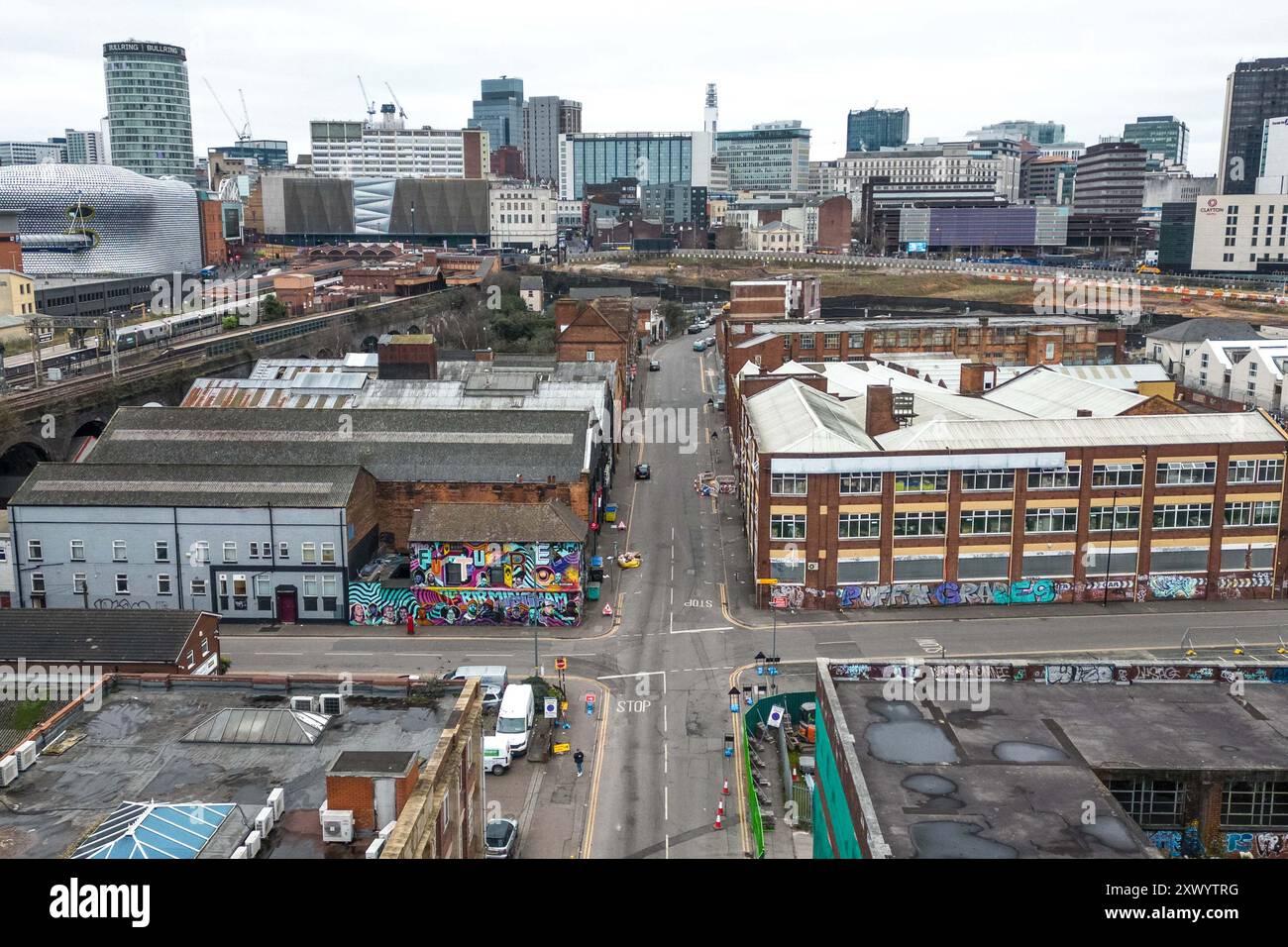Canal Street, Digbeth, Birmingham, 11th January 2024 - Construction ...