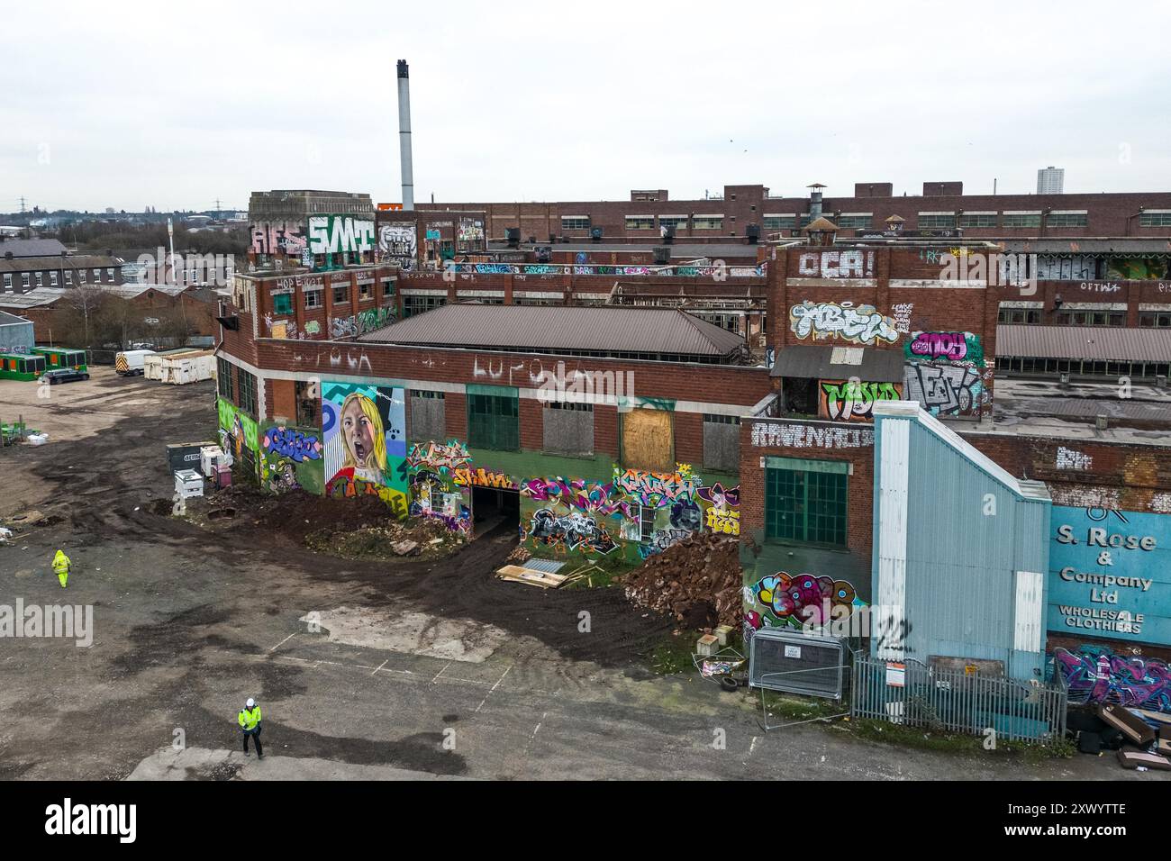 Canal Street, Digbeth, Birmingham, 11th January 2024 - Construction ...