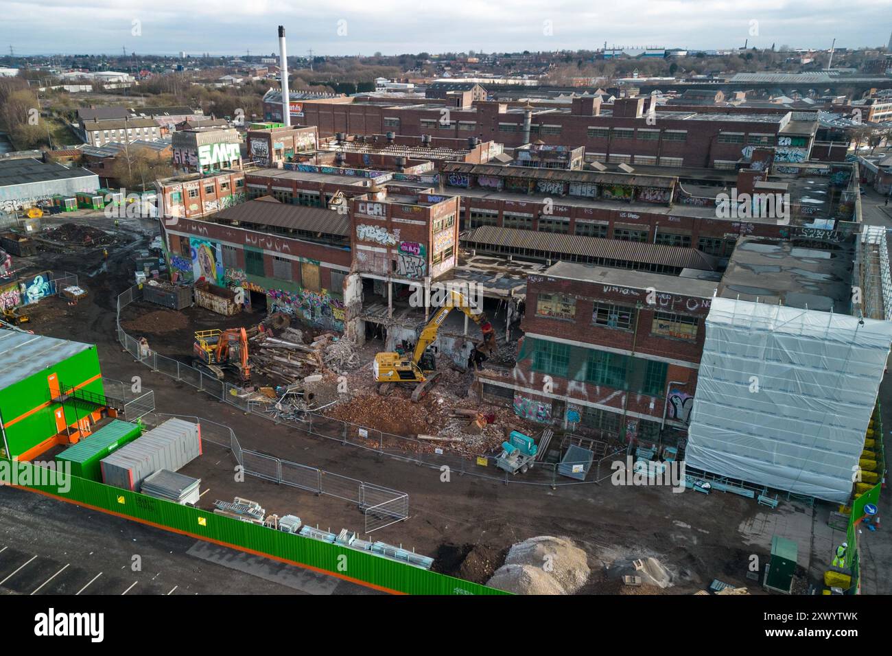 Canal Street, Digbeth, Birmingham, 30th January 2024 - Construction ...