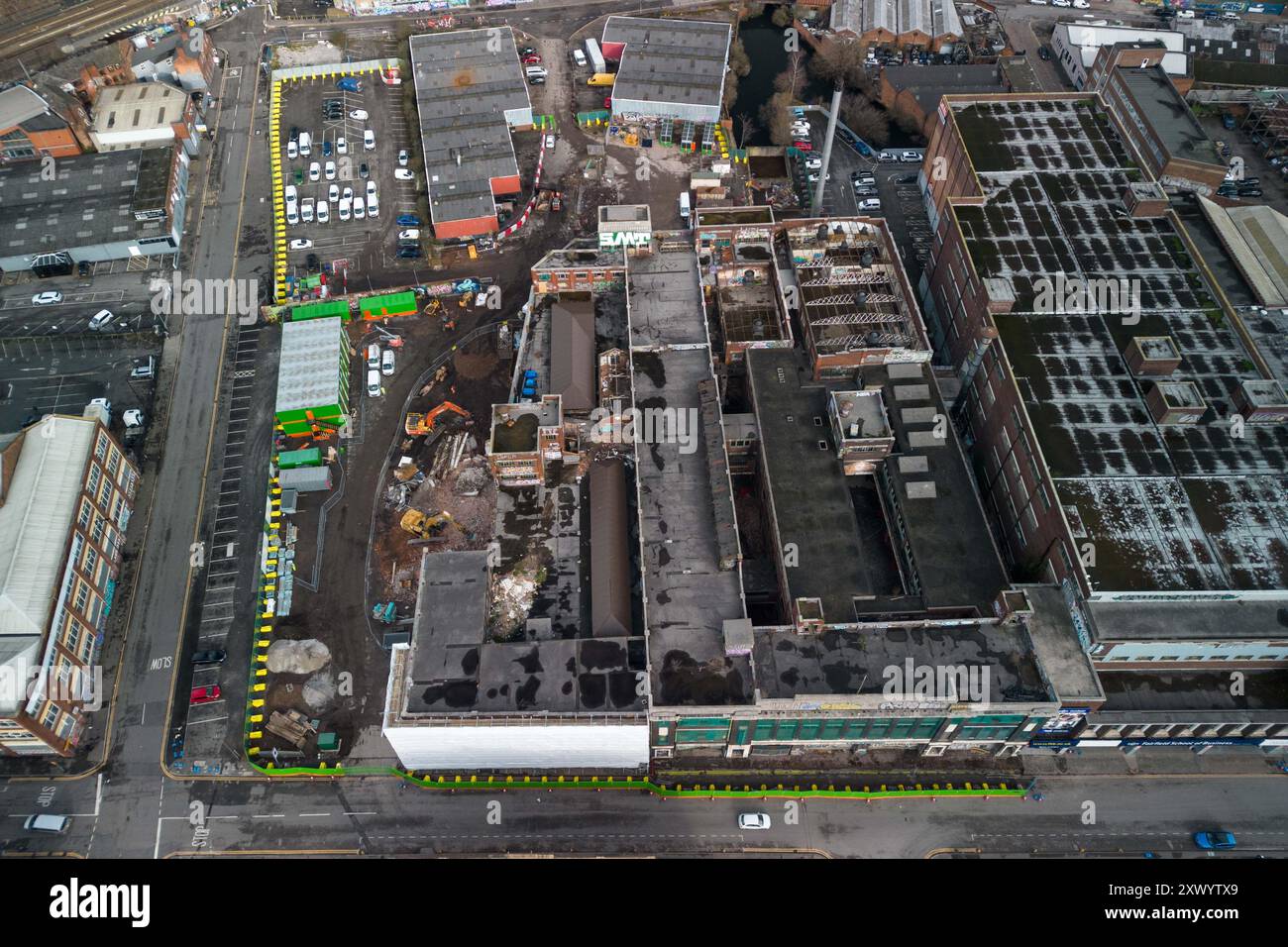 Canal Street, Digbeth, Birmingham, 30th January 2024 - Construction ...