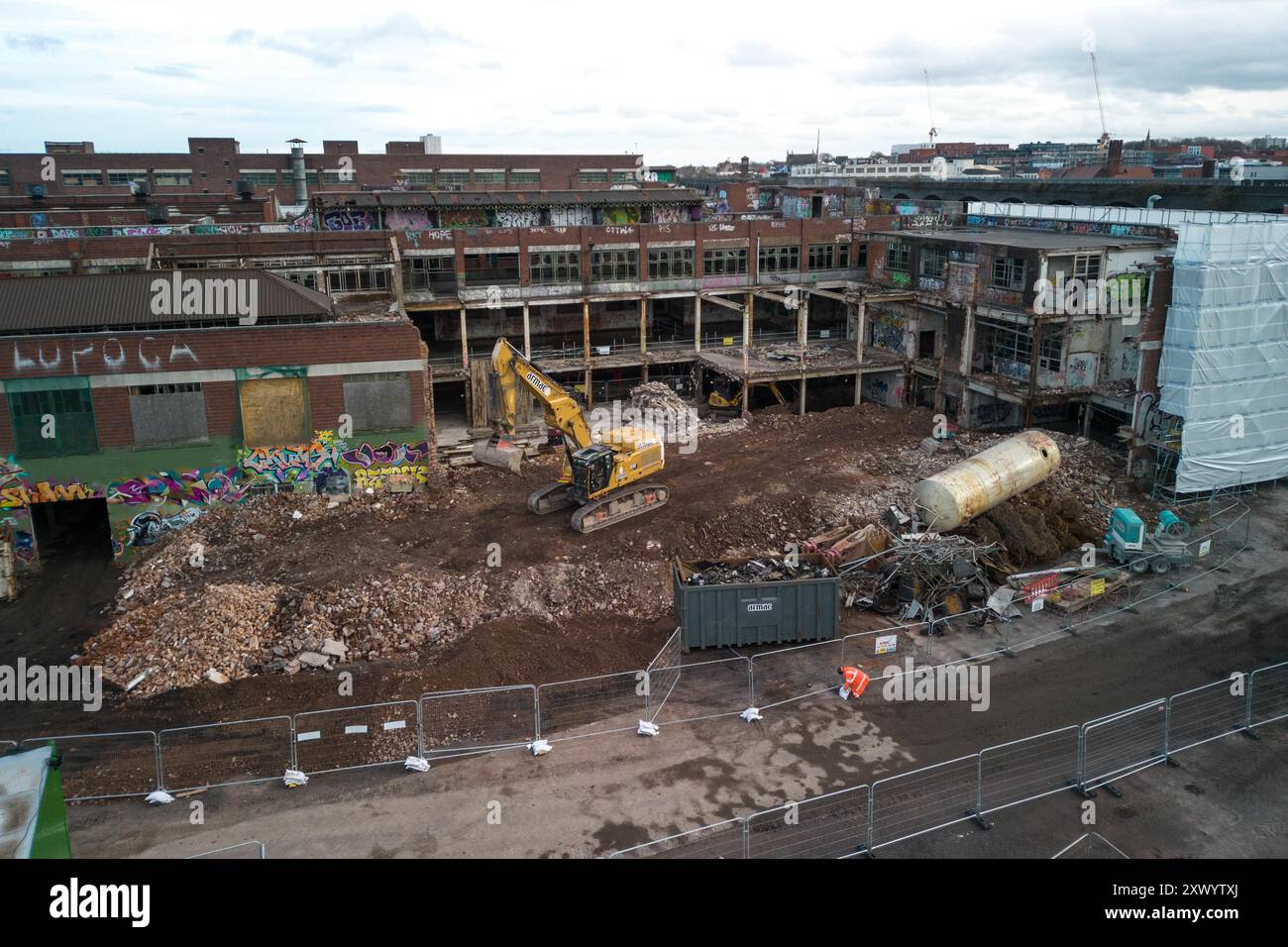 Canal Street, Digbeth, Birmingham, 20th February 2024 - Construction ...