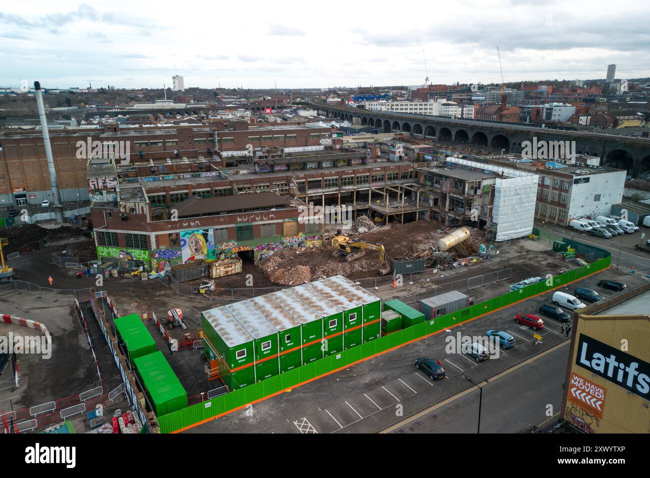 Canal Street, Digbeth, Birmingham, 20th February 2024 - Construction ...