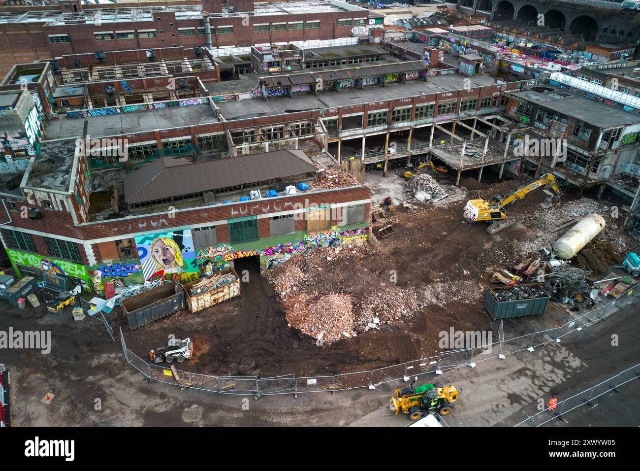 Canal Street, Digbeth, Birmingham, 20th February 2024 - Construction ...