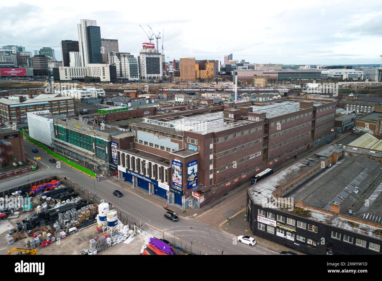 Canal Street, Digbeth, Birmingham, 20th February 2024 - Construction ...