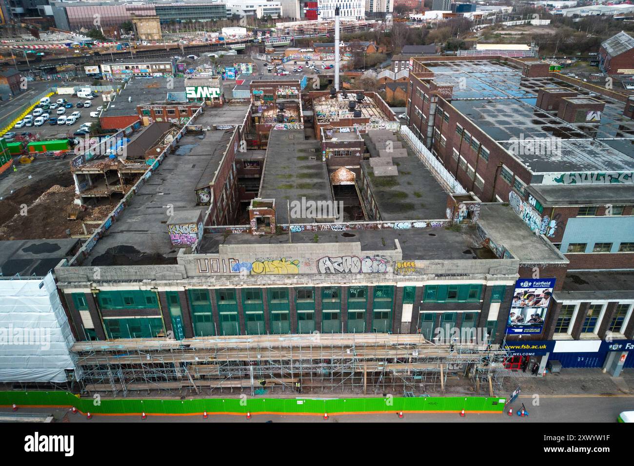 Canal Street, Digbeth, Birmingham, 20th February 2024 - Construction ...