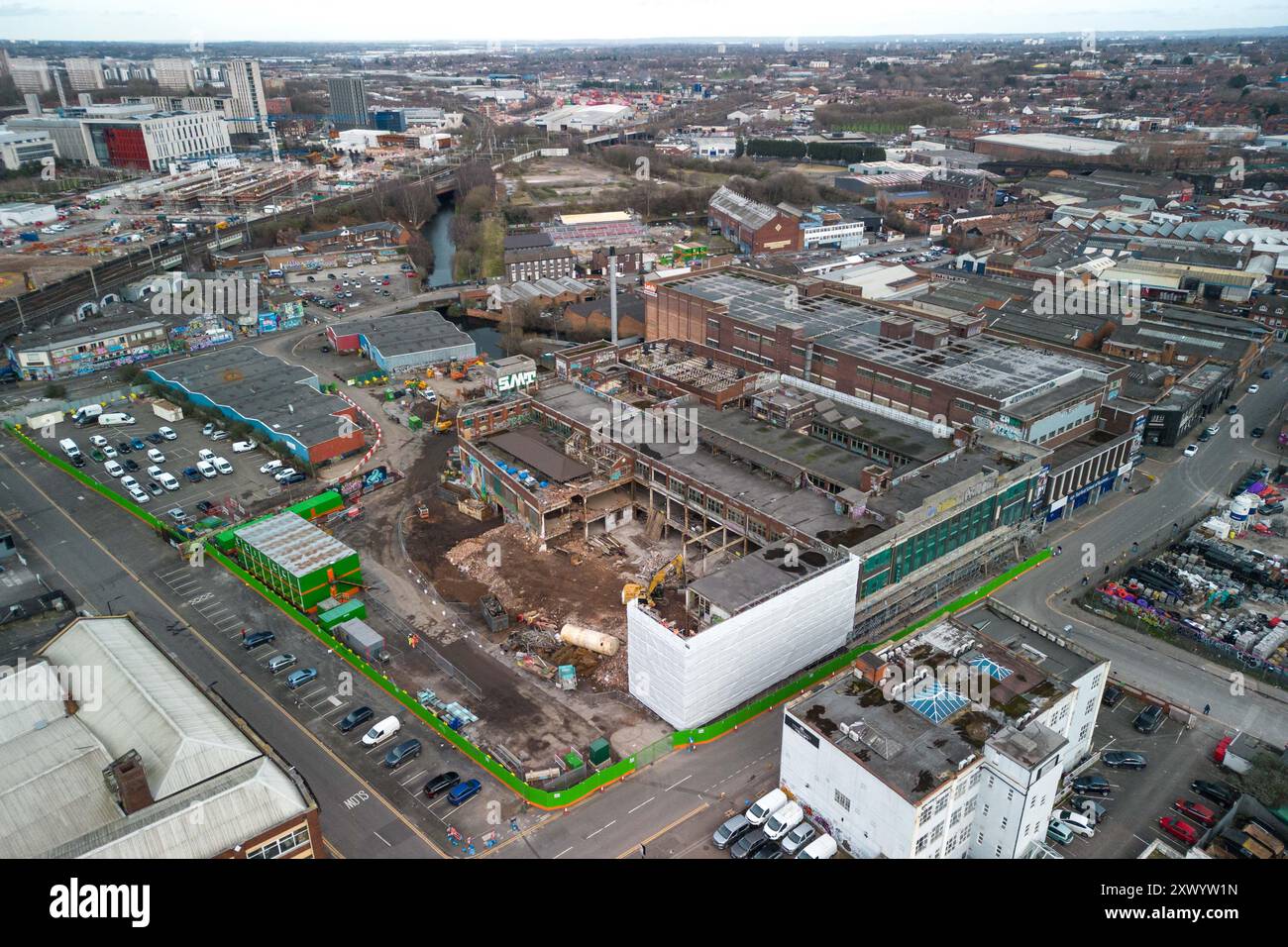 Canal Street, Digbeth, Birmingham, 20th February 2024 - Construction ...