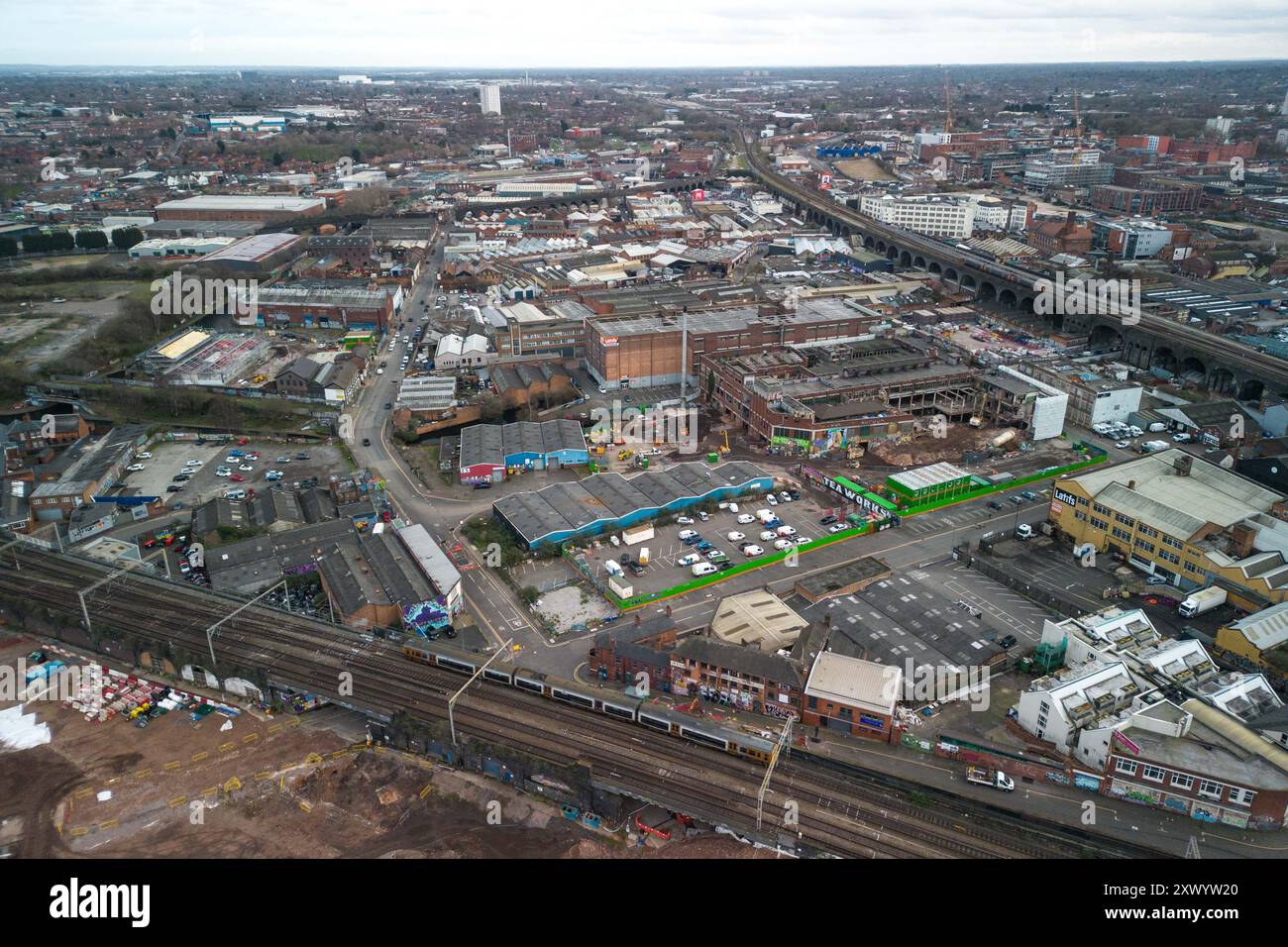 Canal Street, Digbeth, Birmingham, 20th February 2024 - Construction ...