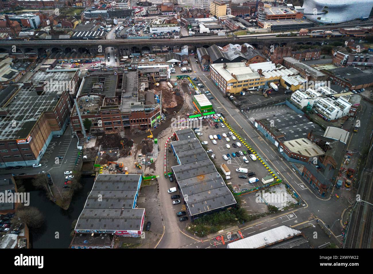 Canal Street, Digbeth, Birmingham, 20th February 2024 - Construction ...