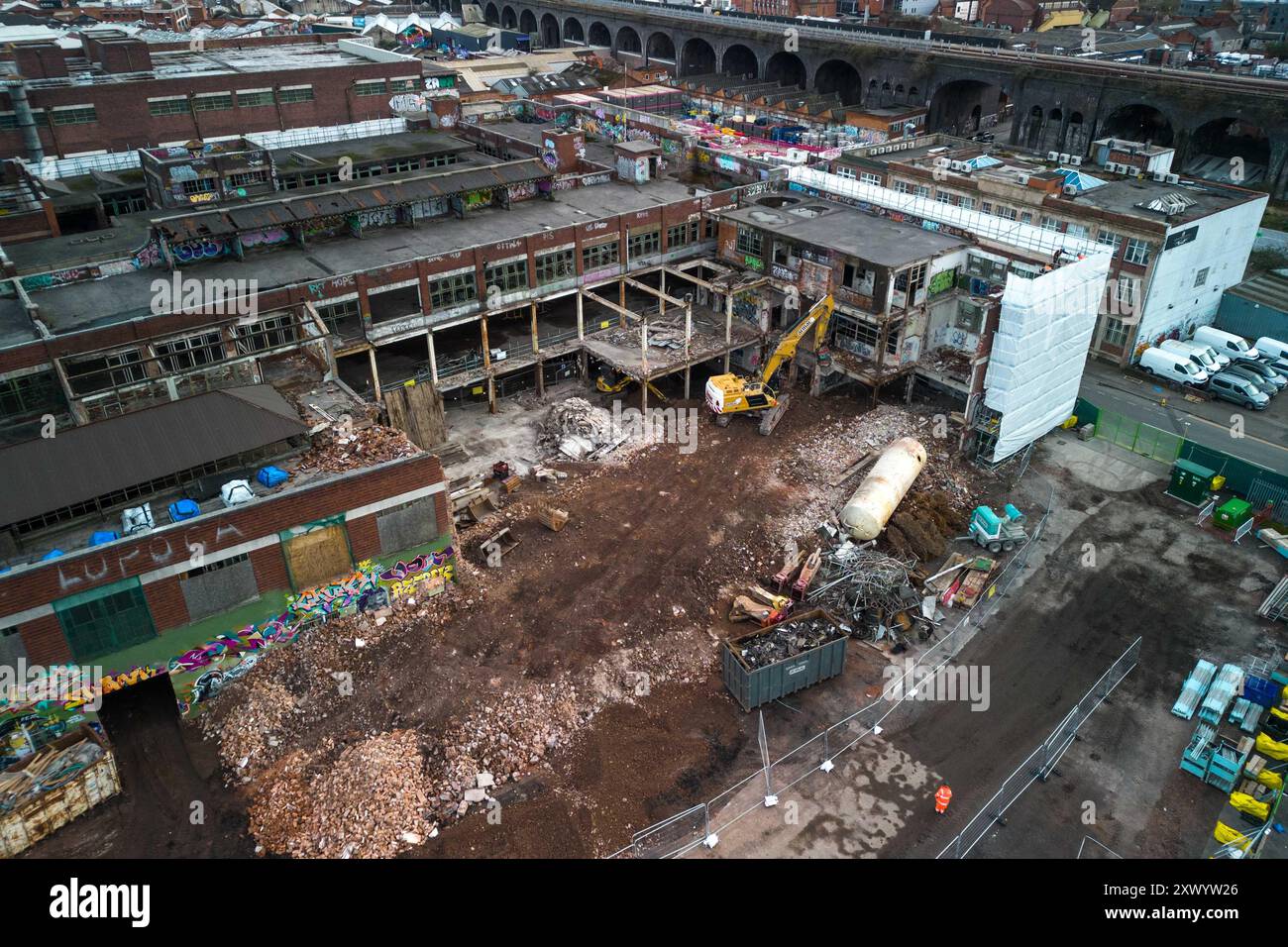Canal Street, Digbeth, Birmingham, 20th February 2024 - Construction ...