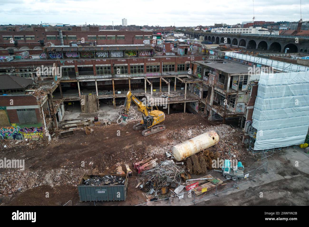 Canal Street, Digbeth, Birmingham, 20th February 2024 - Construction ...