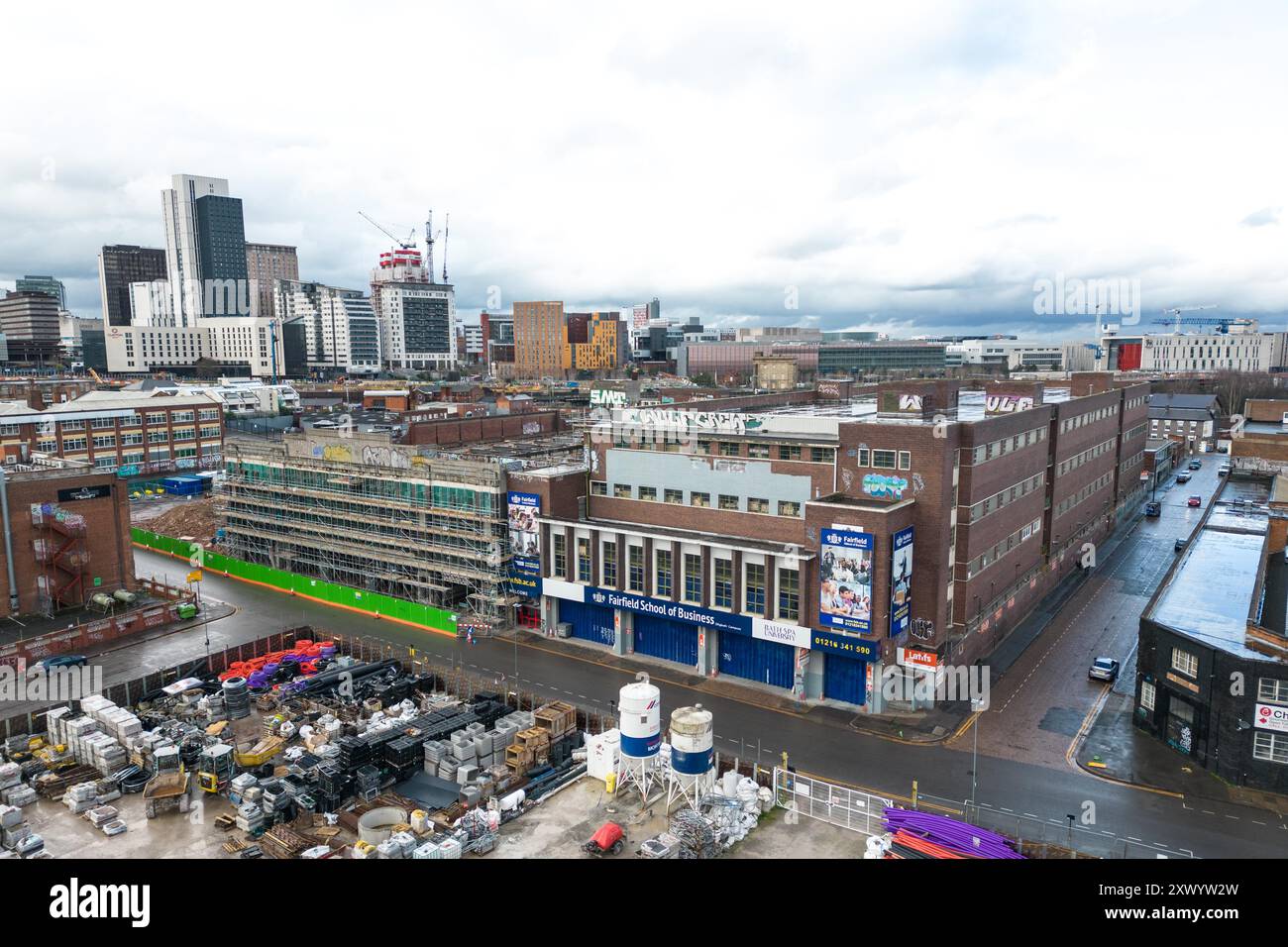 Canal Street, Digbeth, Birmingham, 15th March 2024 - Construction ...
