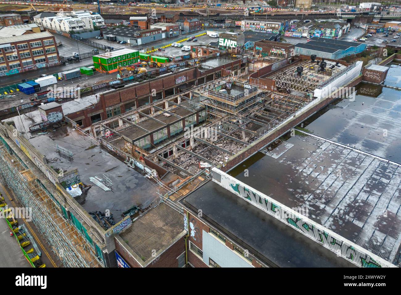 Canal Street, Digbeth, Birmingham, 15th March 2024 - Construction ...